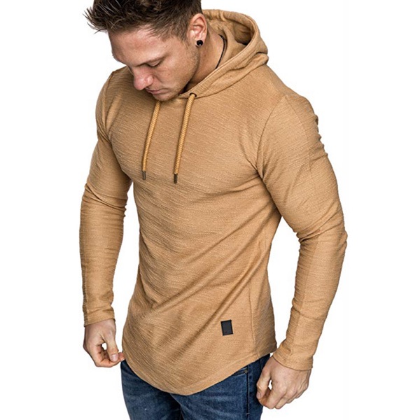 Men's Standard Fit Hooded Sweatshirt - yokeey