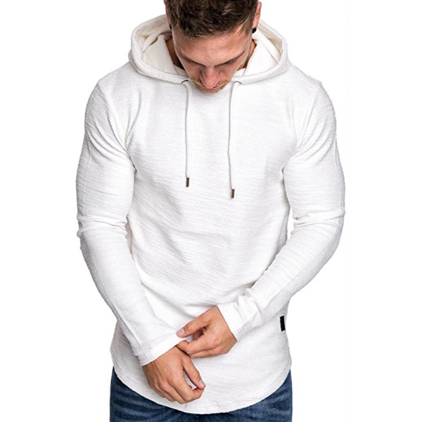 Men's Standard Fit Hooded Sweatshirt - yokeey